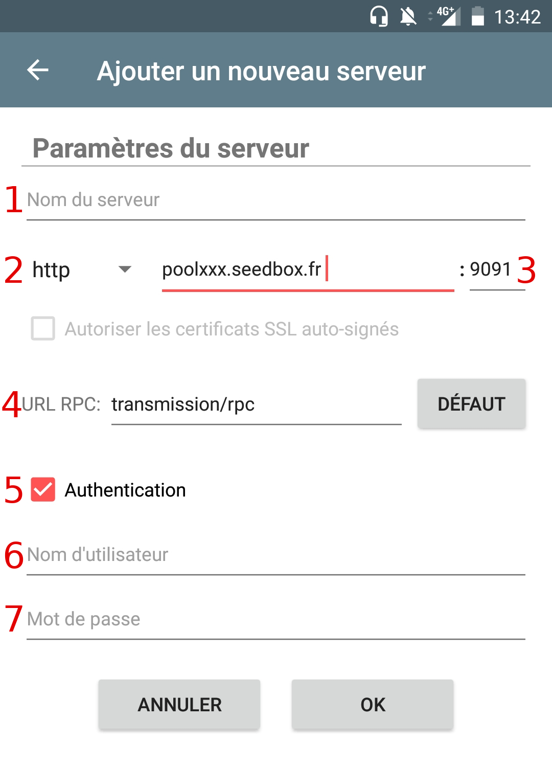 FAQ - Support Configurer l'application Android pour téléphone ou tablette
